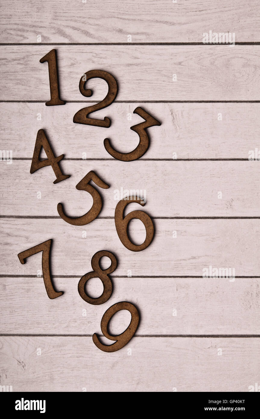 Vertical numbers hi-res stock photography and images - Alamy