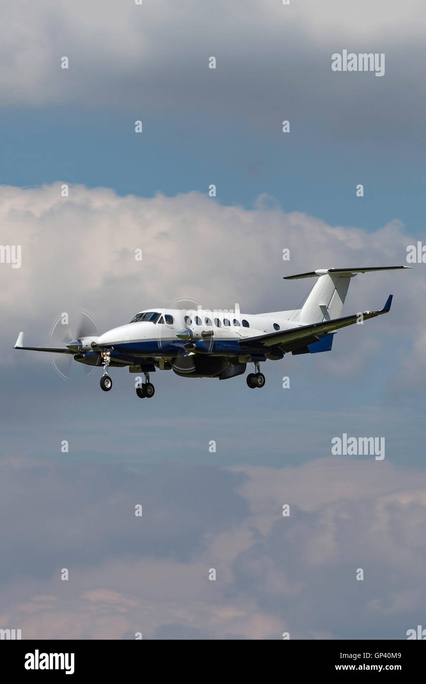 Royal Navy Hawker Beechcraft King Air 350CER ZZ501 Stock Photo - Alamy