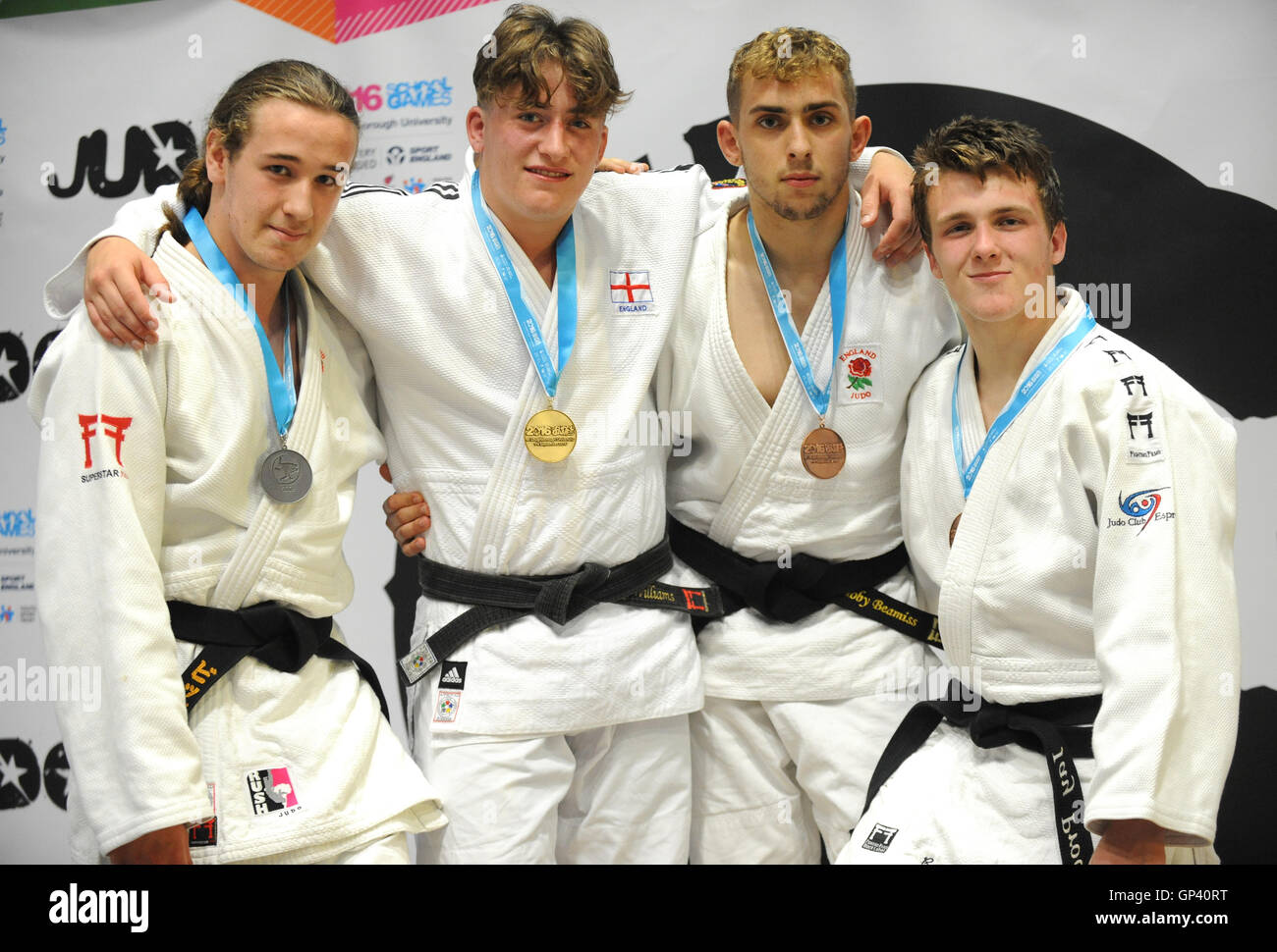 (From left to right) Judo 81kg medal winners England's Thomas Lish ...