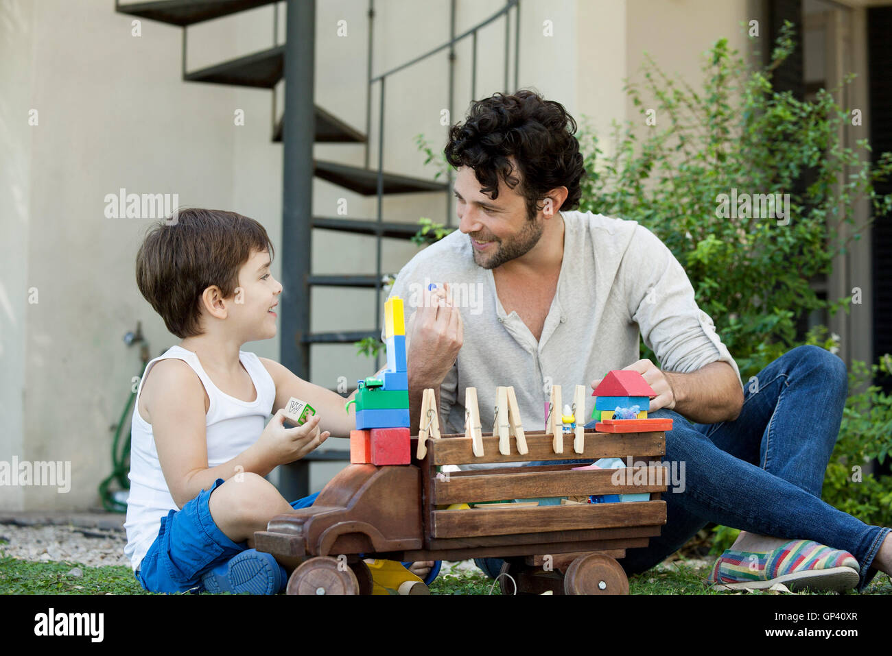 Entertainment together proximity hi-res stock photography and images ...