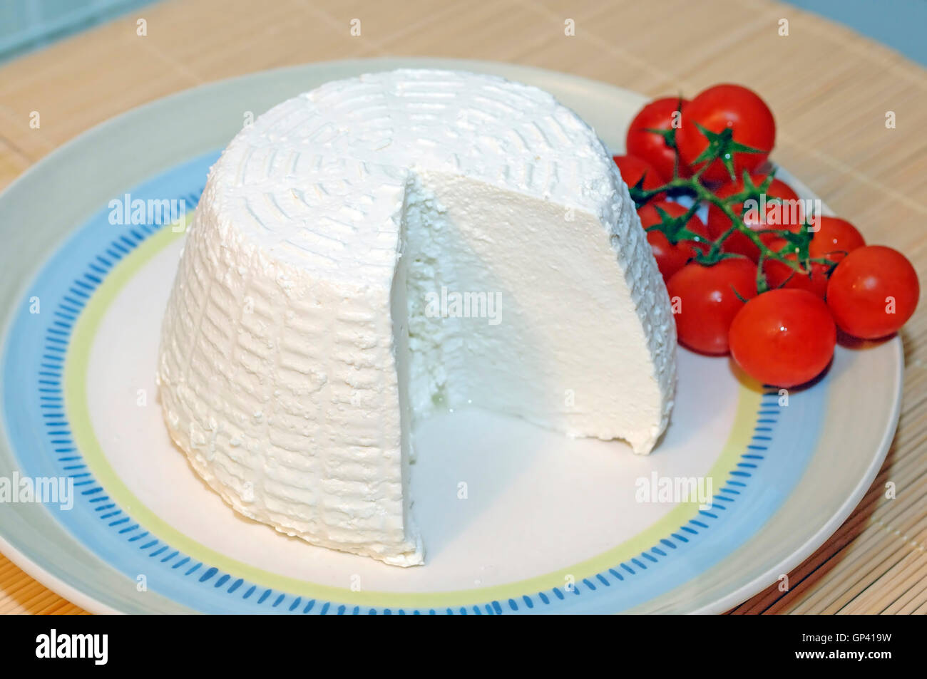 Ricotta cheese, Sardinia, Italy Stock Photo - Alamy