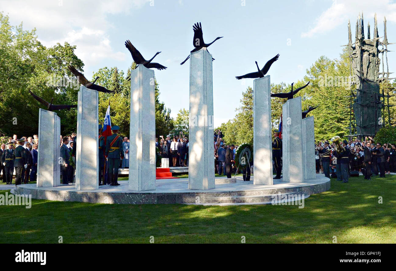 Russian President Vladimir Putin during the unveiling of a monument to ...