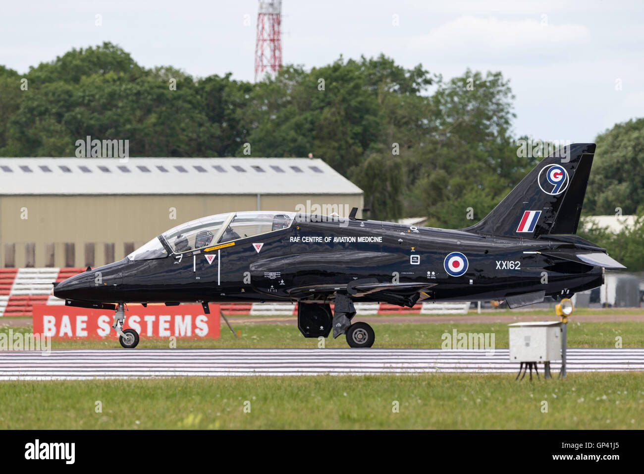 Royal Air Force (RAF) Hawker Siddeley Hawk T1 XX162 from the RAF Centre ...