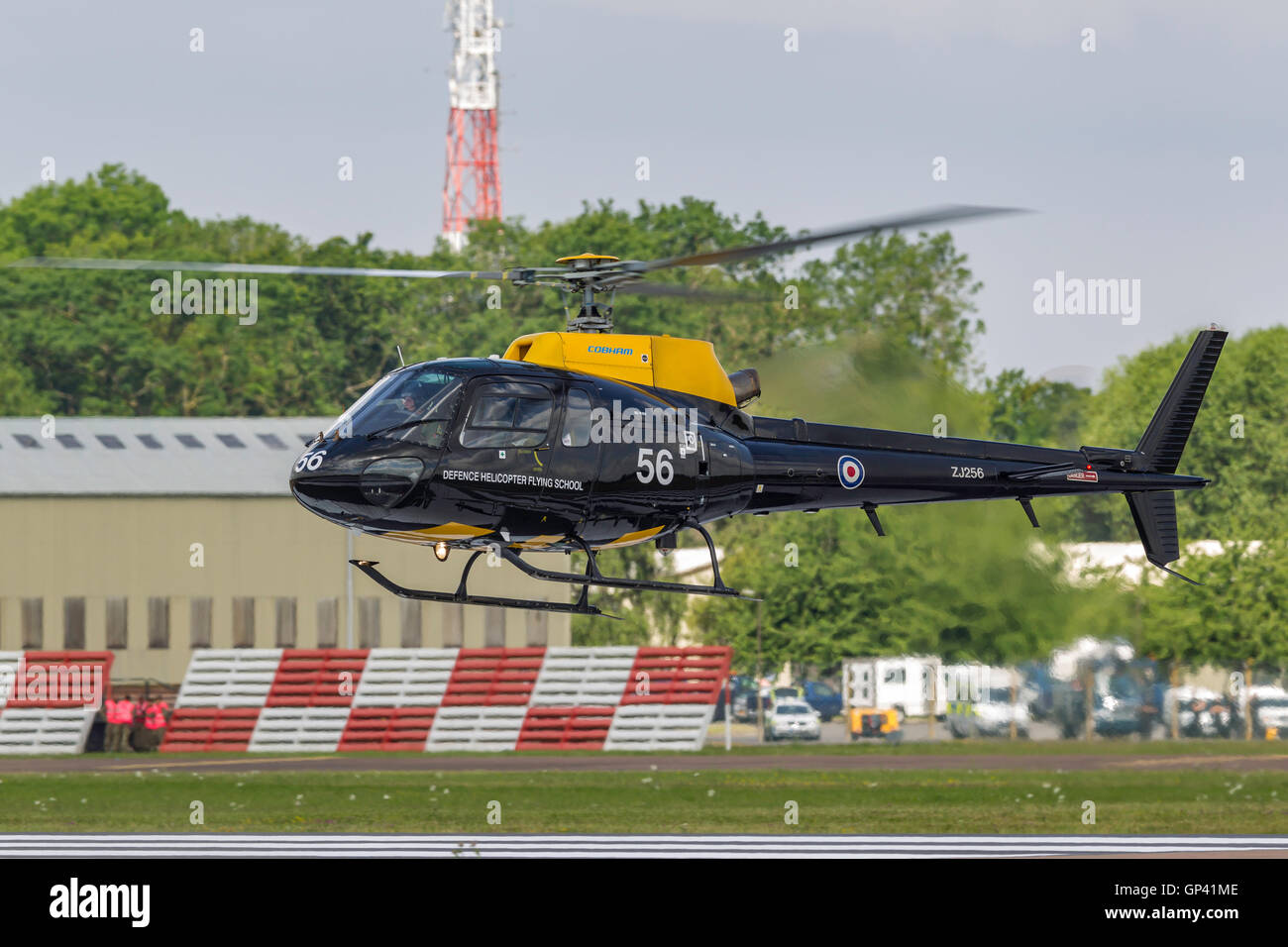 Royal Air Force (RAF) Eurocopter AS-350BB from the Defense Helicopter ...