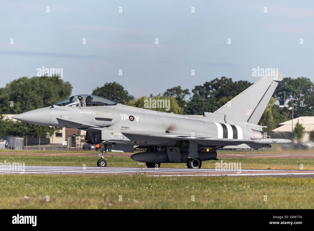 Royal Air Force (RAF) Eurofighter Typhoon from RAF Coningsby Stock ...