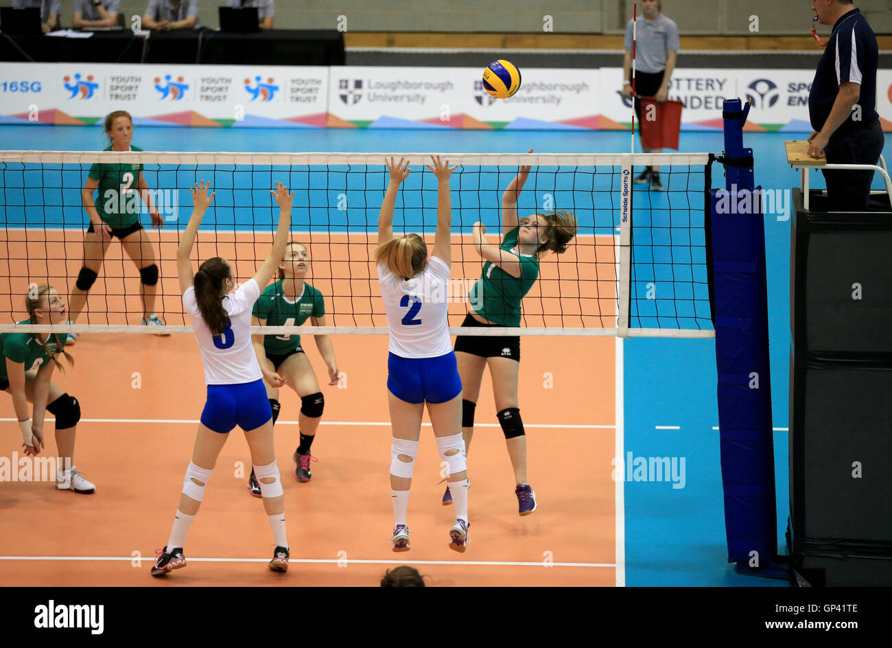 Action from the match between Northern Ireland and Scotland East at the ...