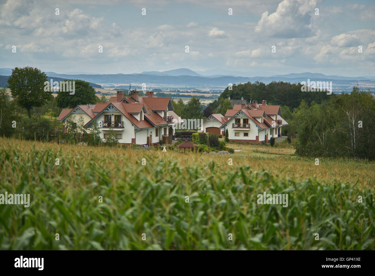 Lower Silesian summer landscape Lower Silesia Poland Stock Photo - Alamy