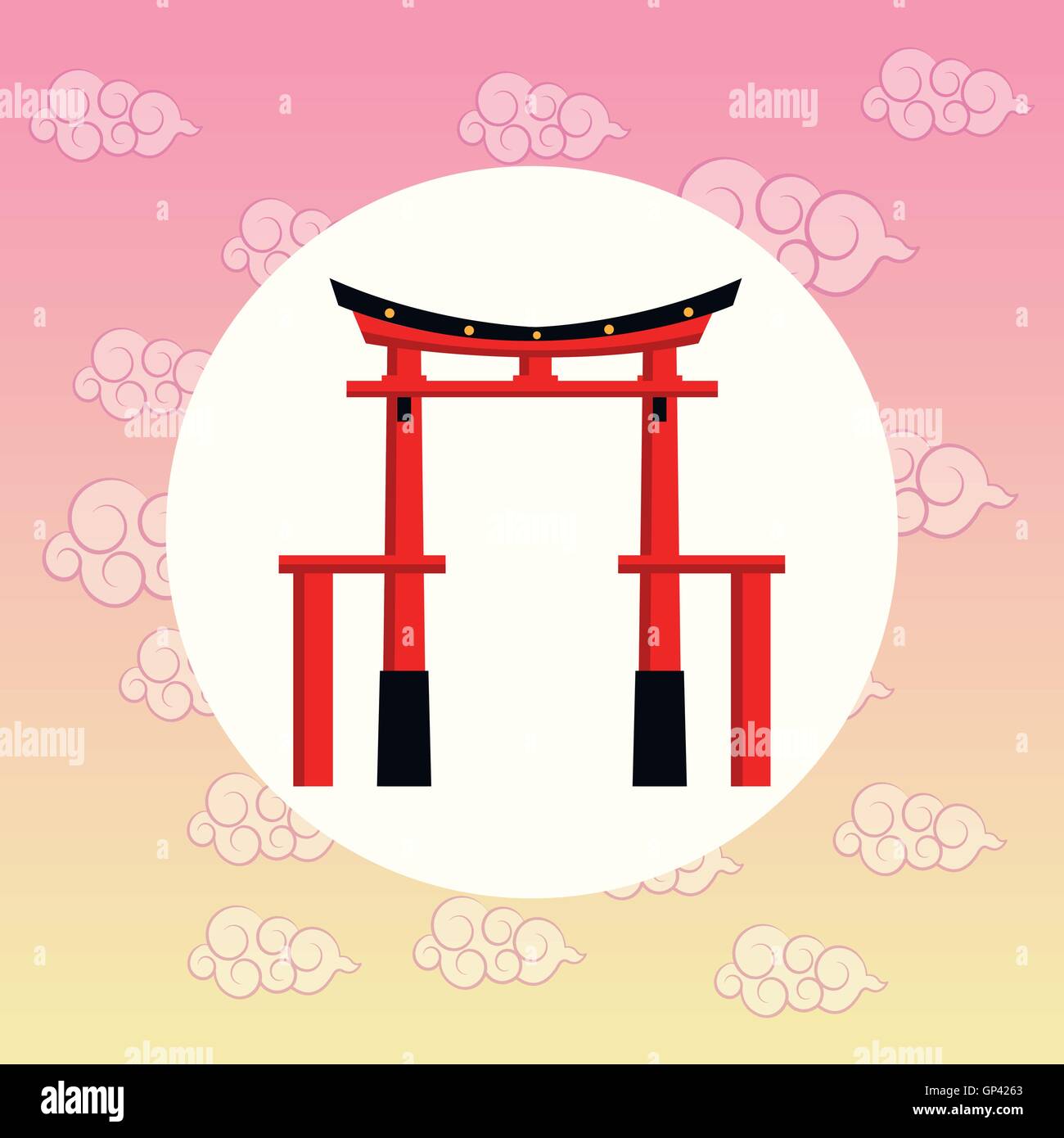 arch japan culture design Stock Vector Image & Art - Alamy