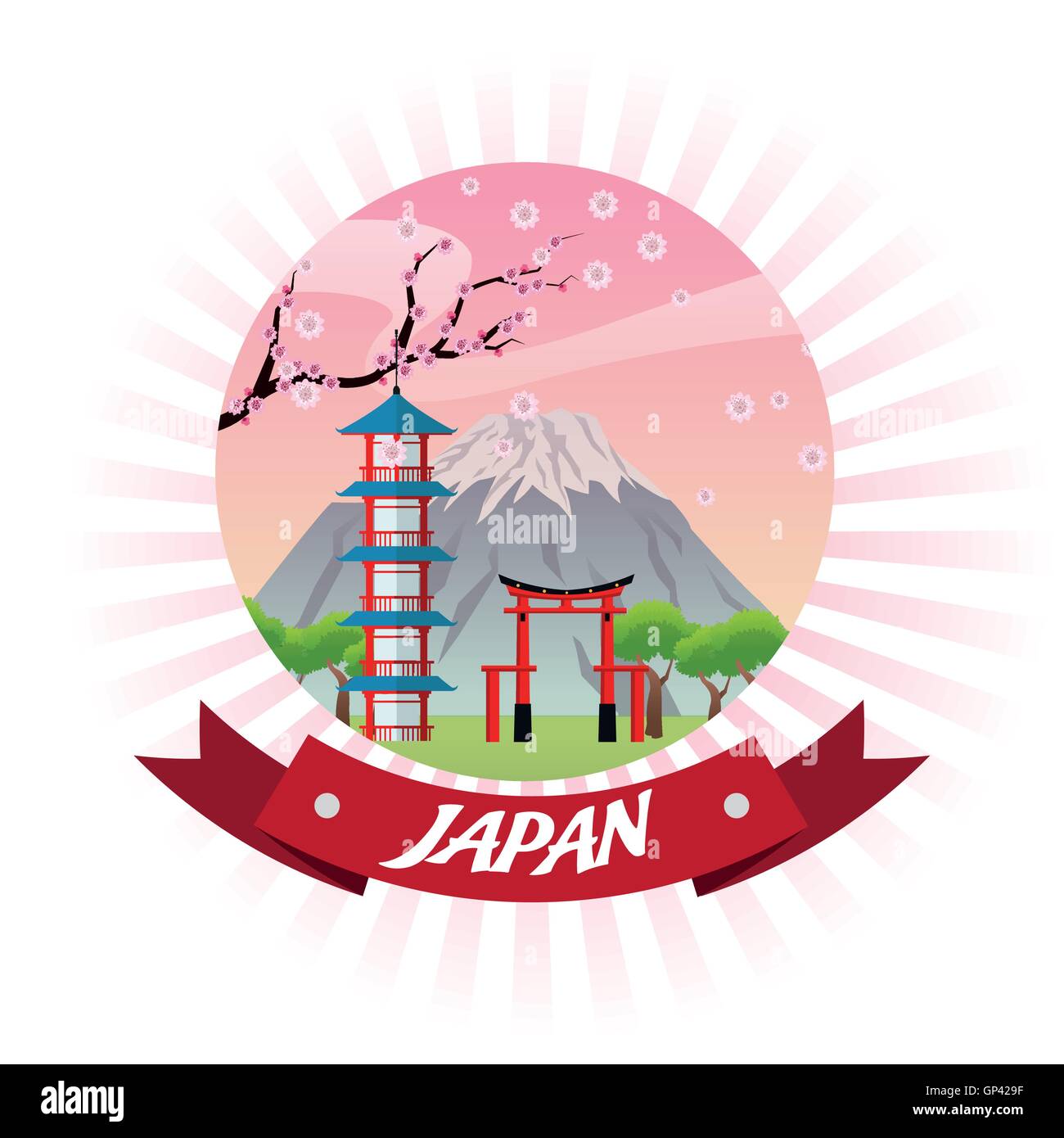 arch japan culture design Stock Vector Image & Art - Alamy