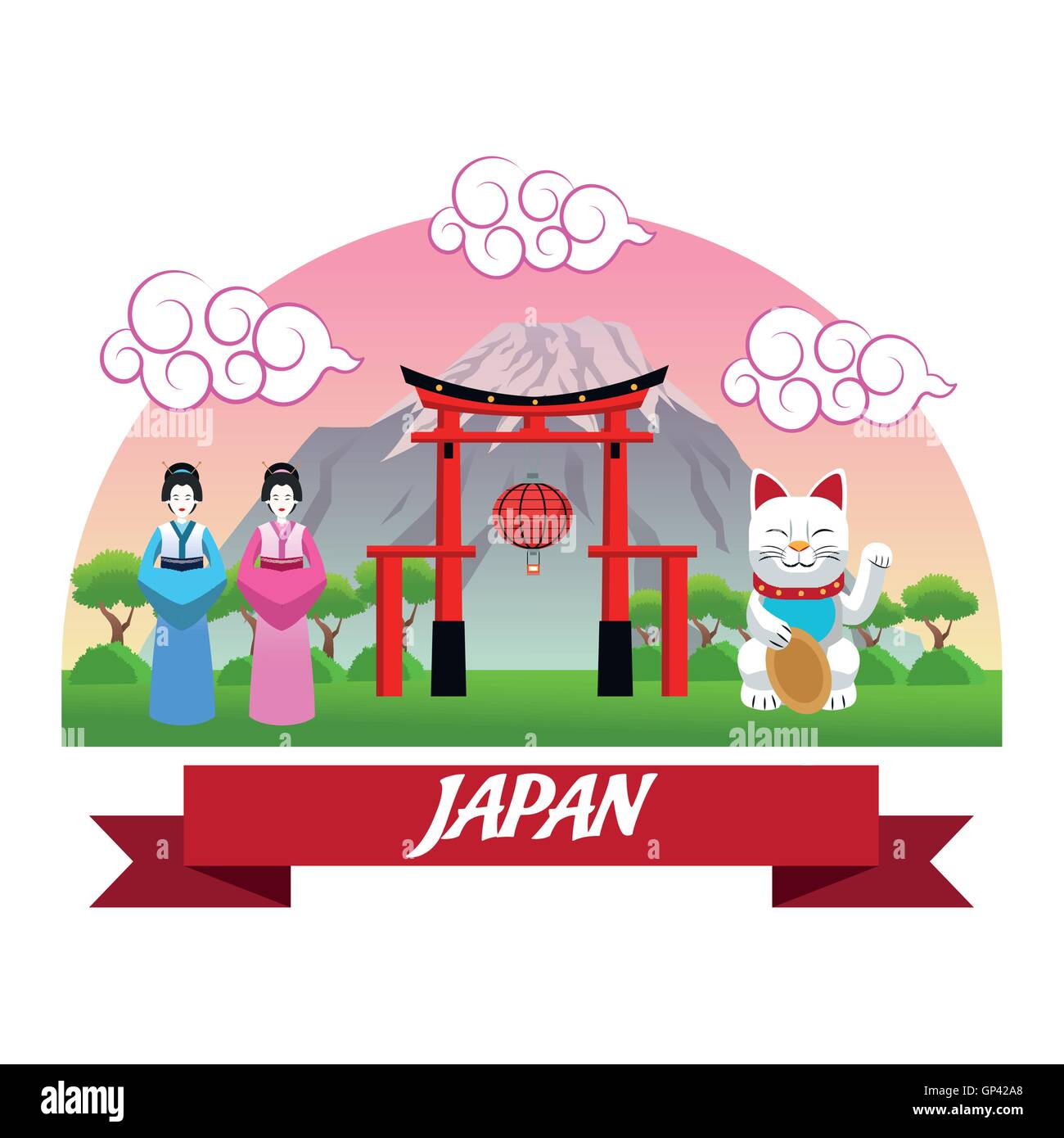 arch japan culture design Stock Vector Image & Art - Alamy
