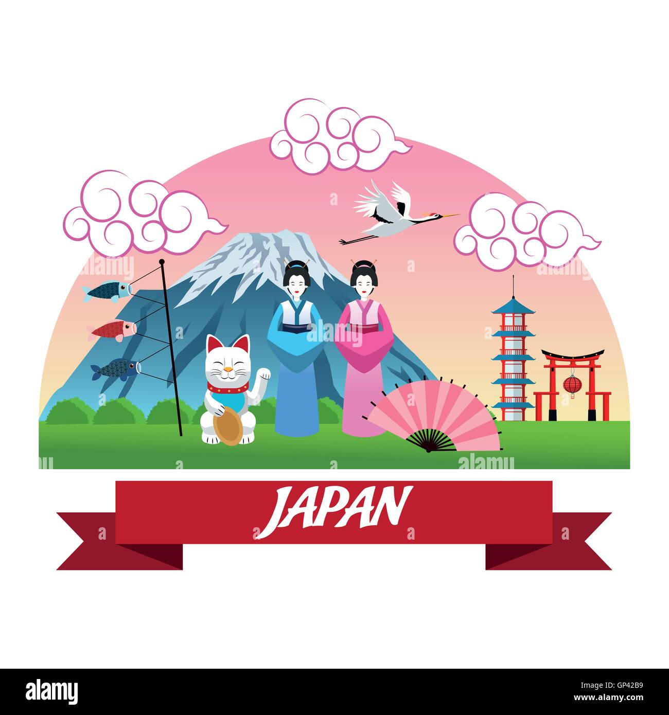 japan culture design Stock Vector Image & Art - Alamy
