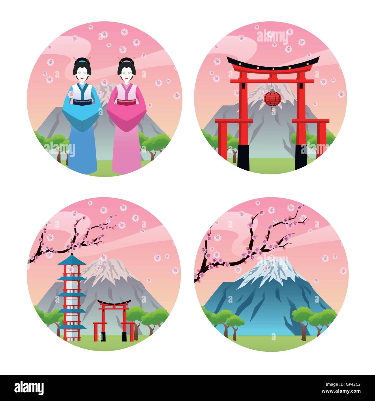 japan culture design Stock Vector Image & Art - Alamy