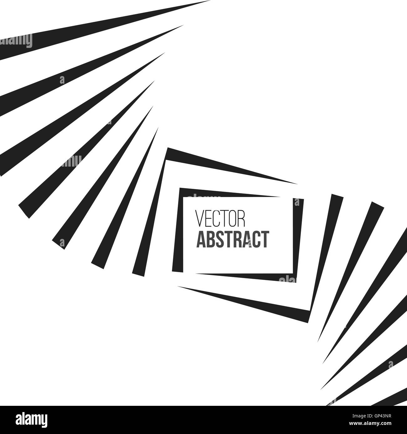 Geometric Vector Black and White Background Stock Vector Image & Art ...