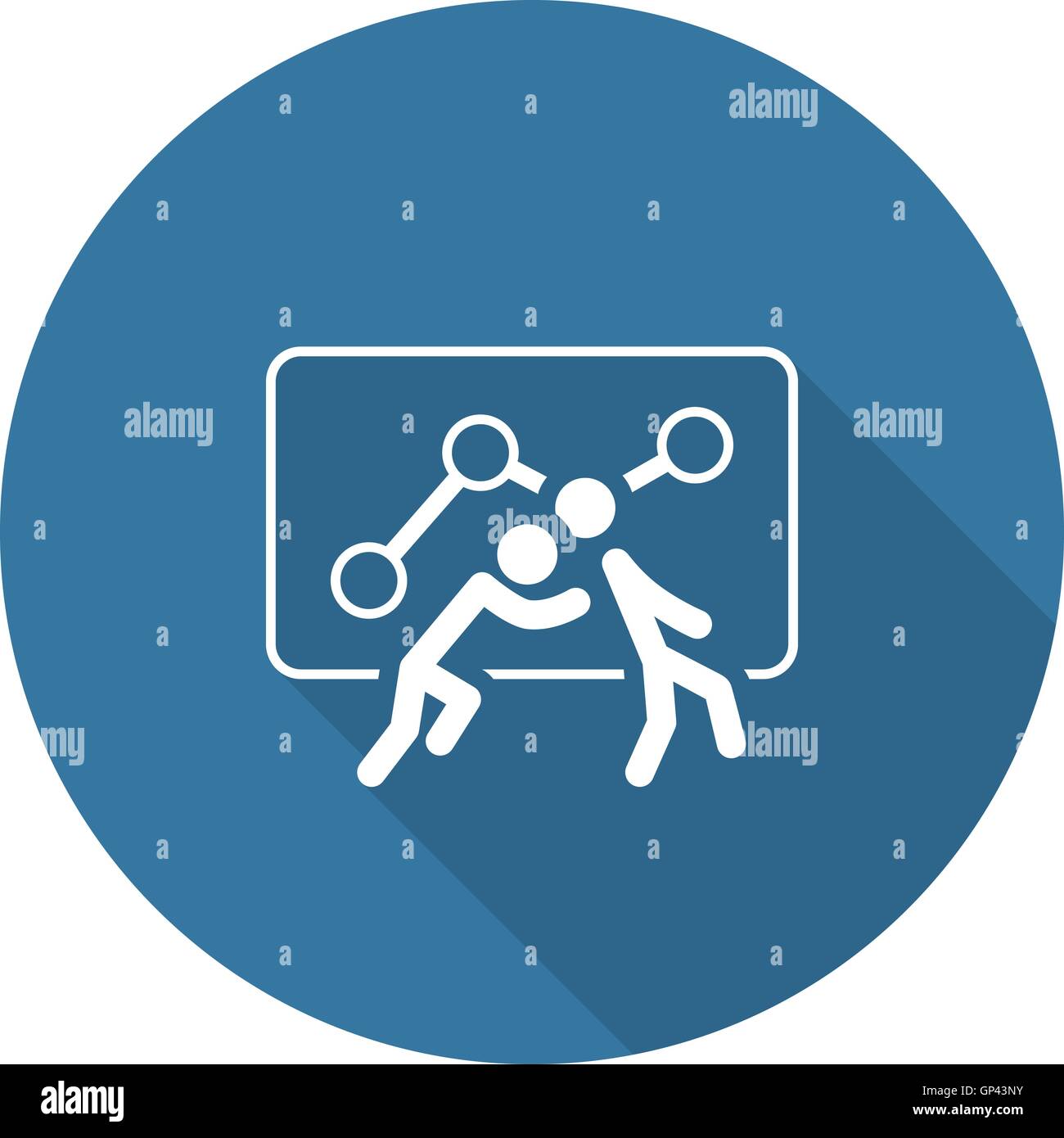 Teamwork Icon. Flat Design Stock Vector Image & Art - Alamy