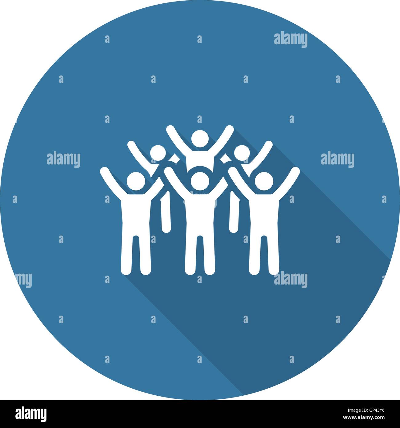 Teamwork Icon. Flat Design Stock Vector Image & Art - Alamy