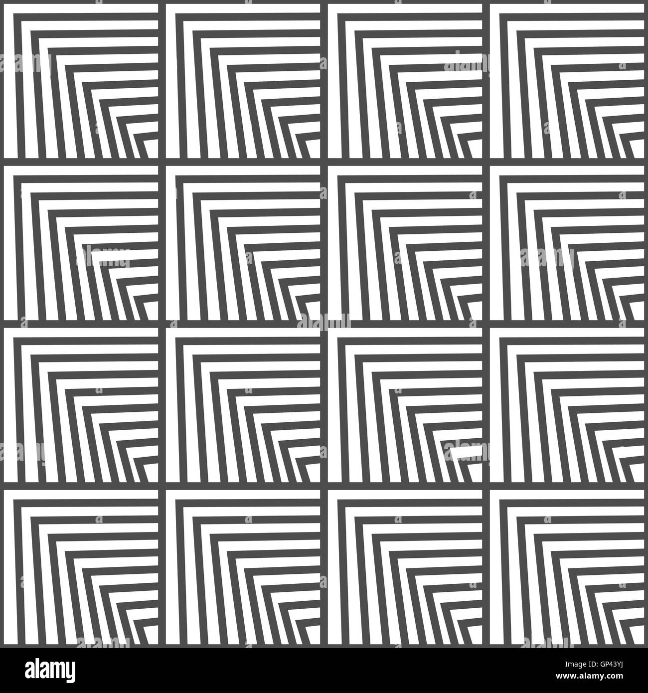 Abstract pattern simple geometric Black and White Stock Photos & Images ...