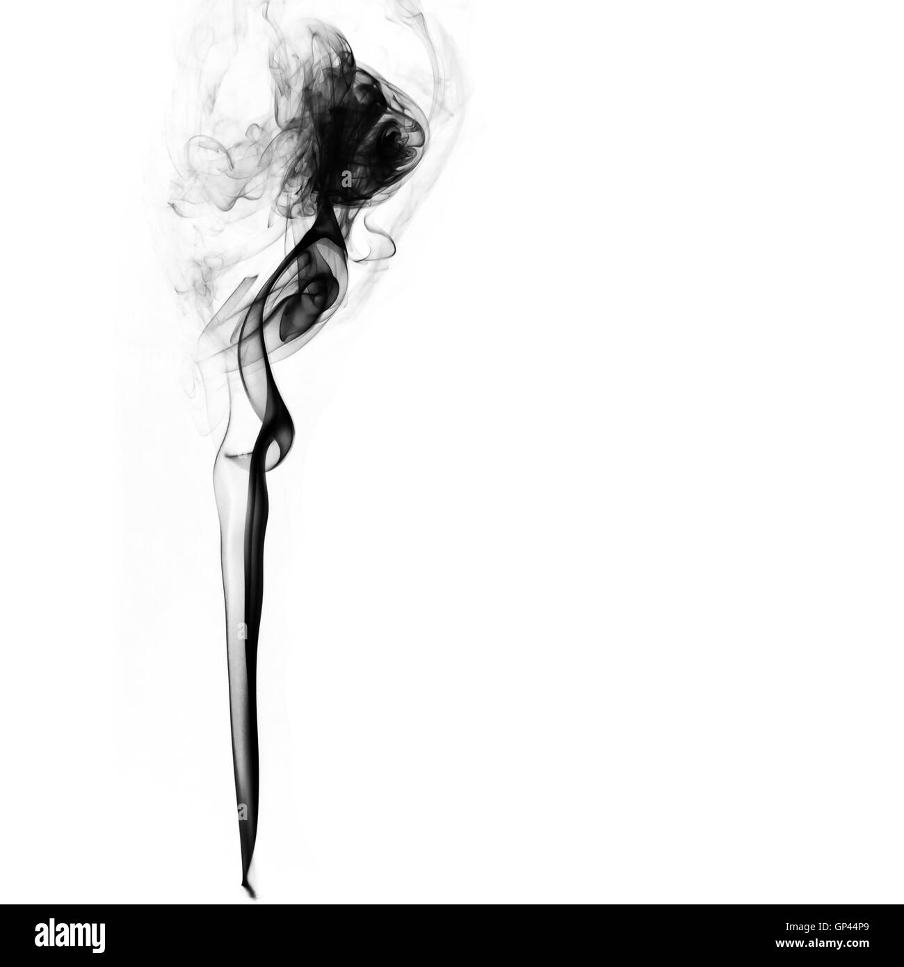 Abstract smoke isolated on white Stock Photo - Alamy