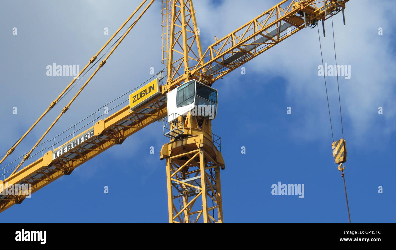 Tower Crane Cabin High Resolution Stock Photography and Images - Alamy