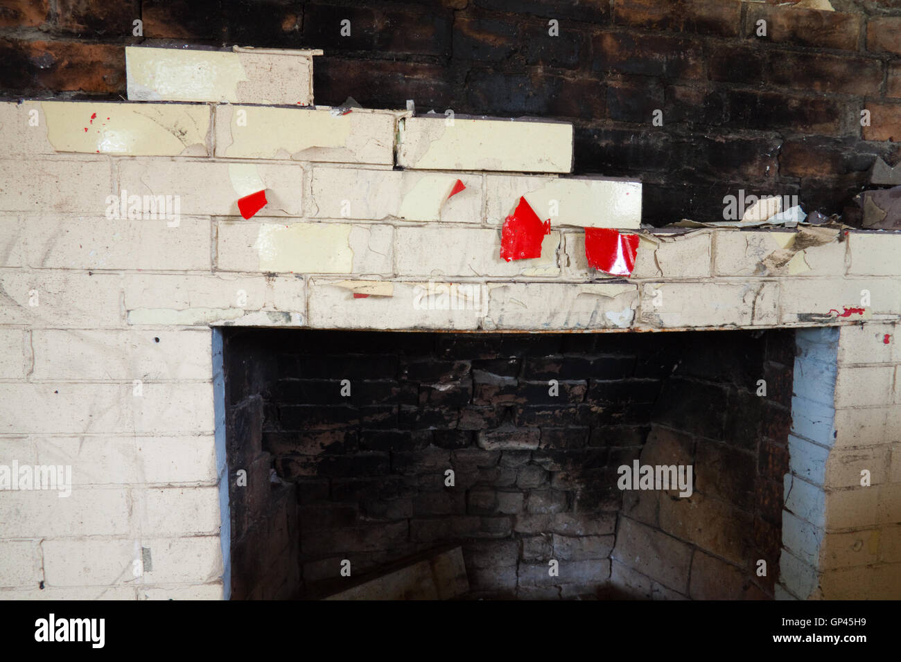 Detail old burned destroyed hi-res stock photography and images - Alamy