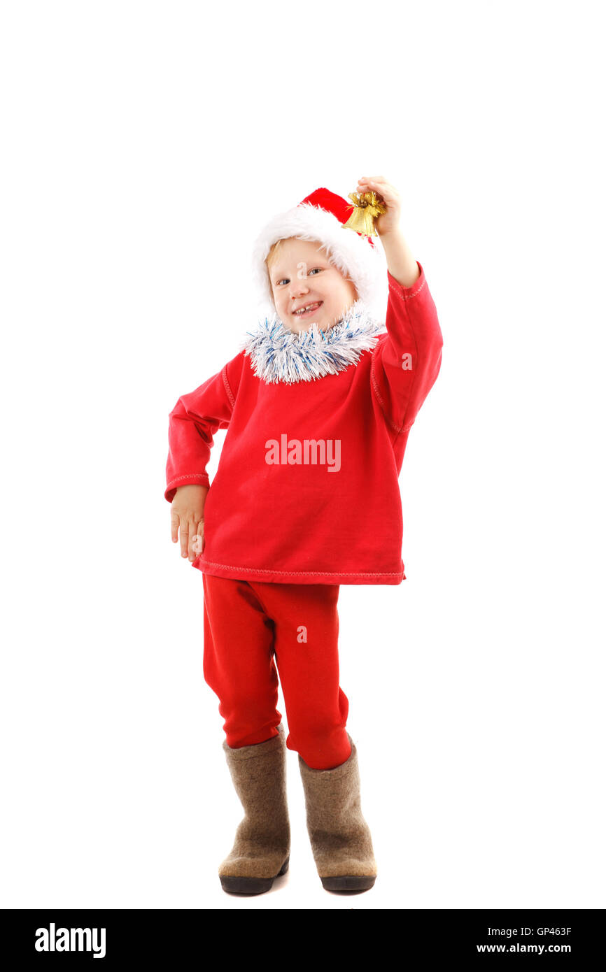 Child ringing a bell Stock Photo - Alamy