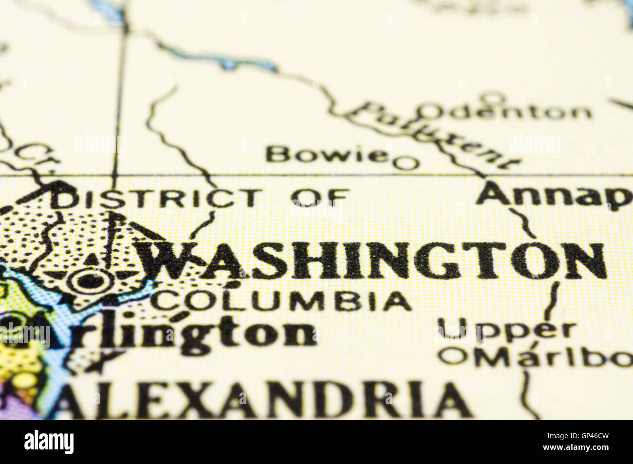 Us map with states and capitals hi-res stock photography and images - Alamy