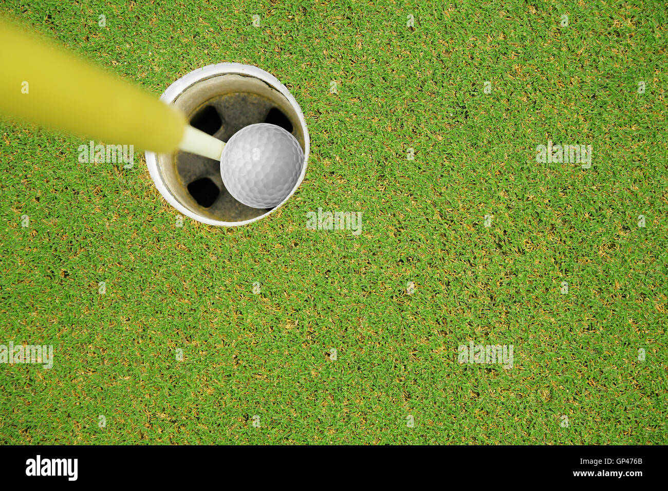 golf hole in one Stock Photo - Alamy