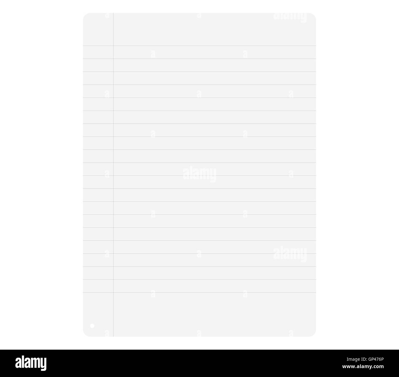 sheets of paper for school Stock Photo - Alamy