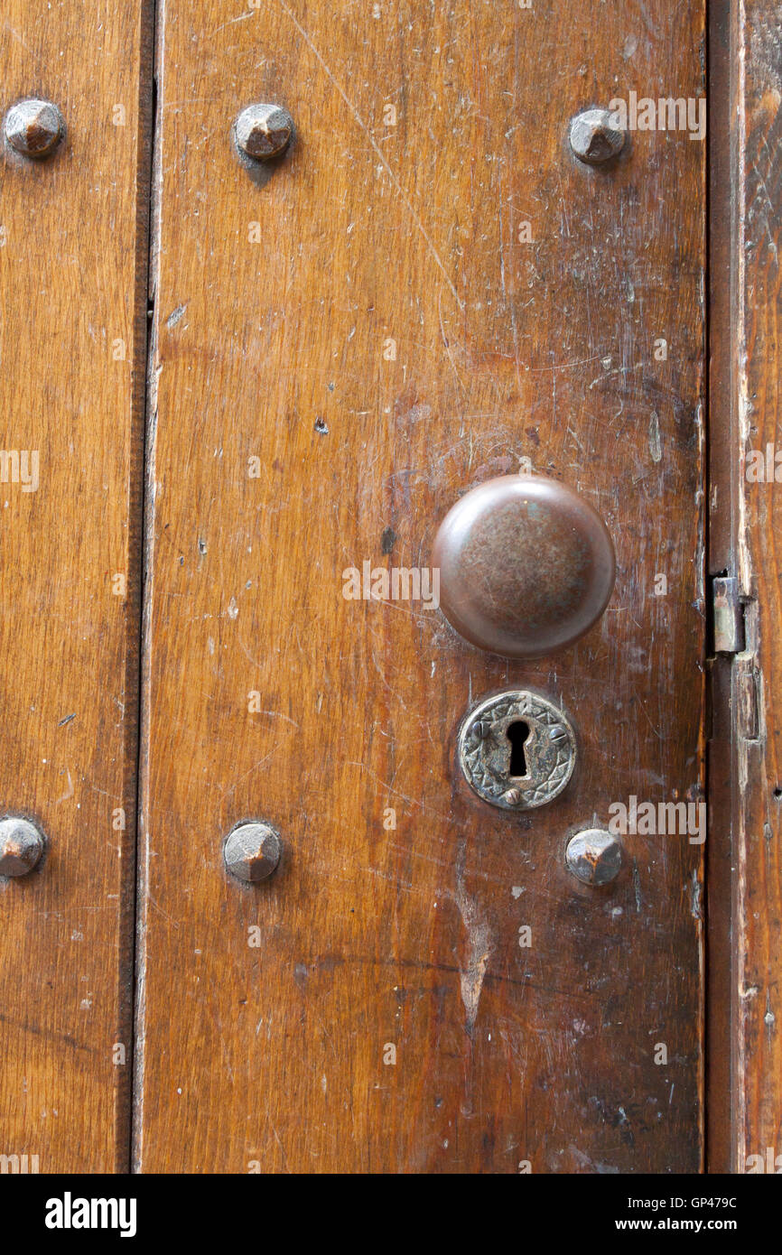 Old Door Handle Stock Photo - Alamy