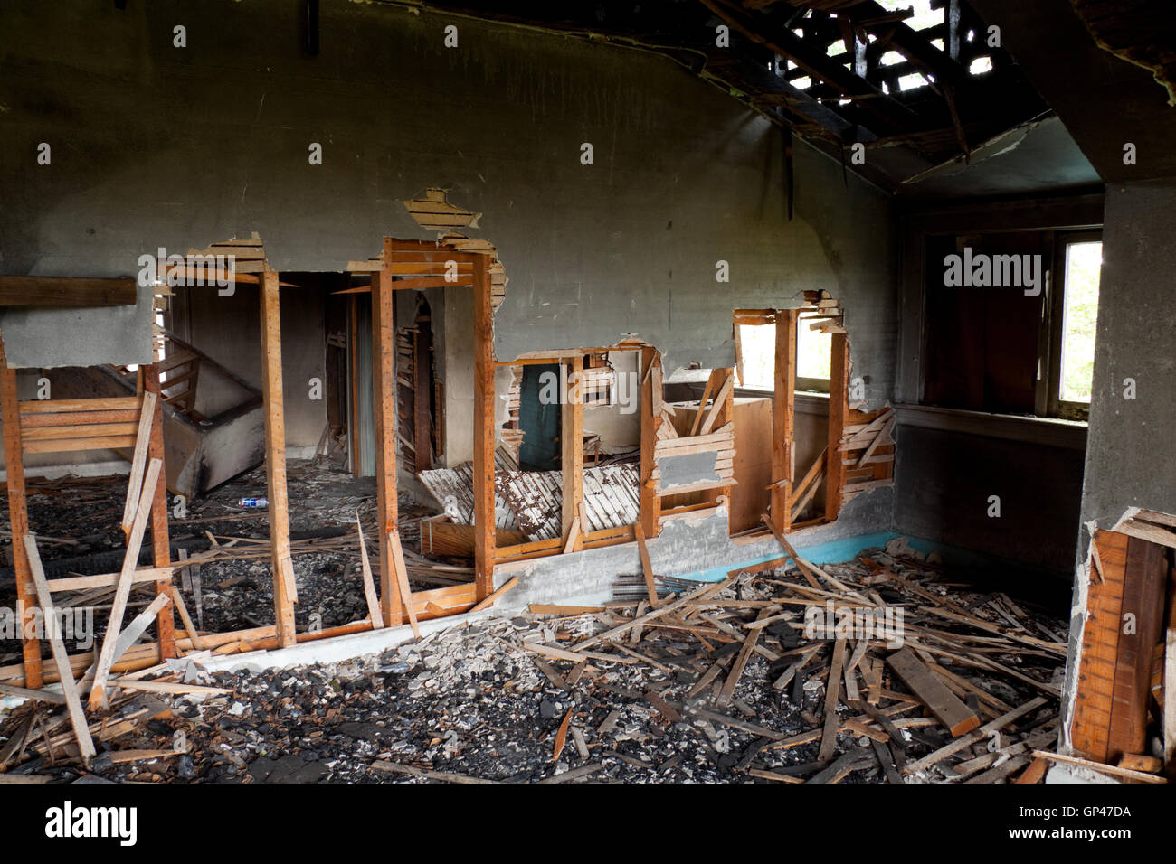 Old house behind remains hi-res stock photography and images - Alamy
