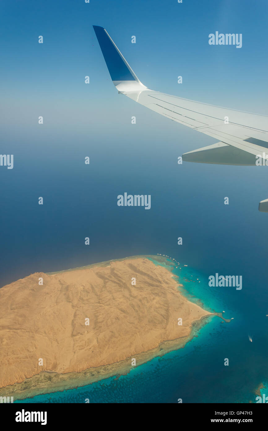 View from a plane window Stock Photo - Alamy