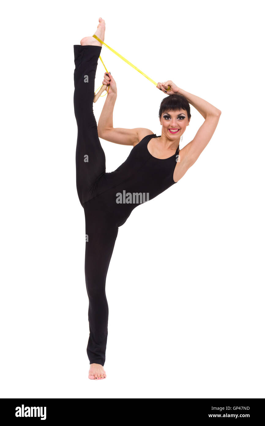 Grace beauty gymnastics splits athlete hi-res stock photography and ...