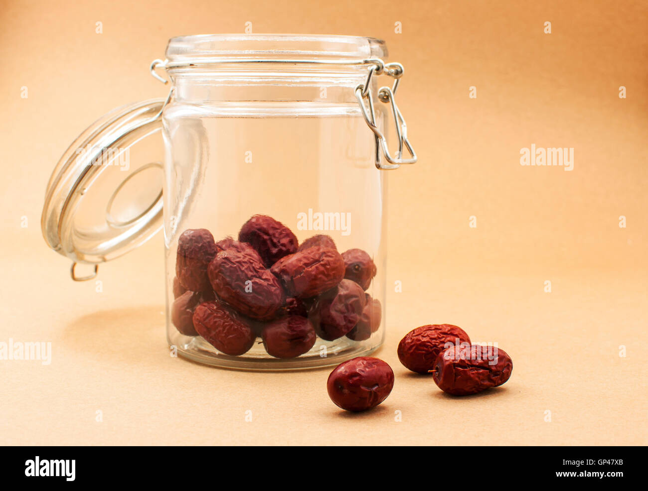 Dried monkey apple fruit or jujubes or Chinese date Stock Photo - Alamy