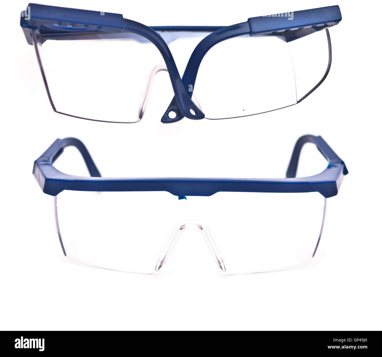 Protective eyeglasses isolated on white background Stock Photo - Alamy