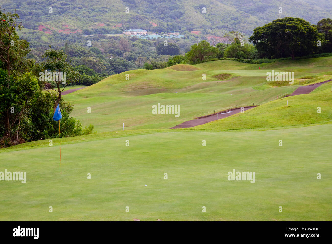 Beautiful Golf Course Stock Photo - Alamy