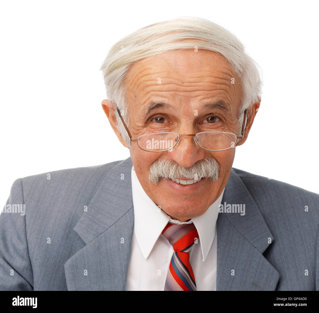 Portrait of an elder happy man Stock Photo - Alamy