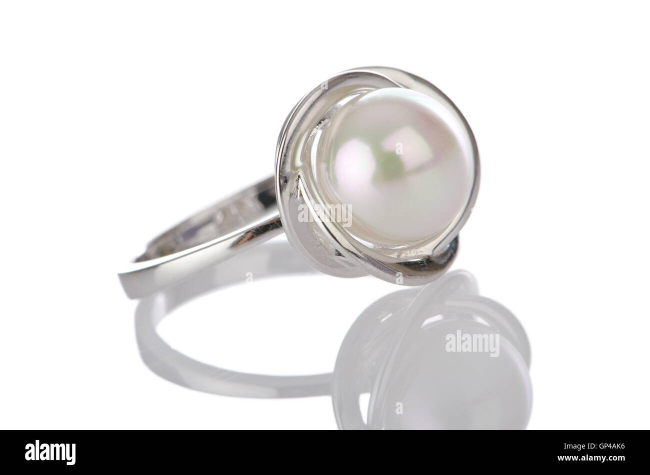 Ring isolated on white background Stock Photo - Alamy