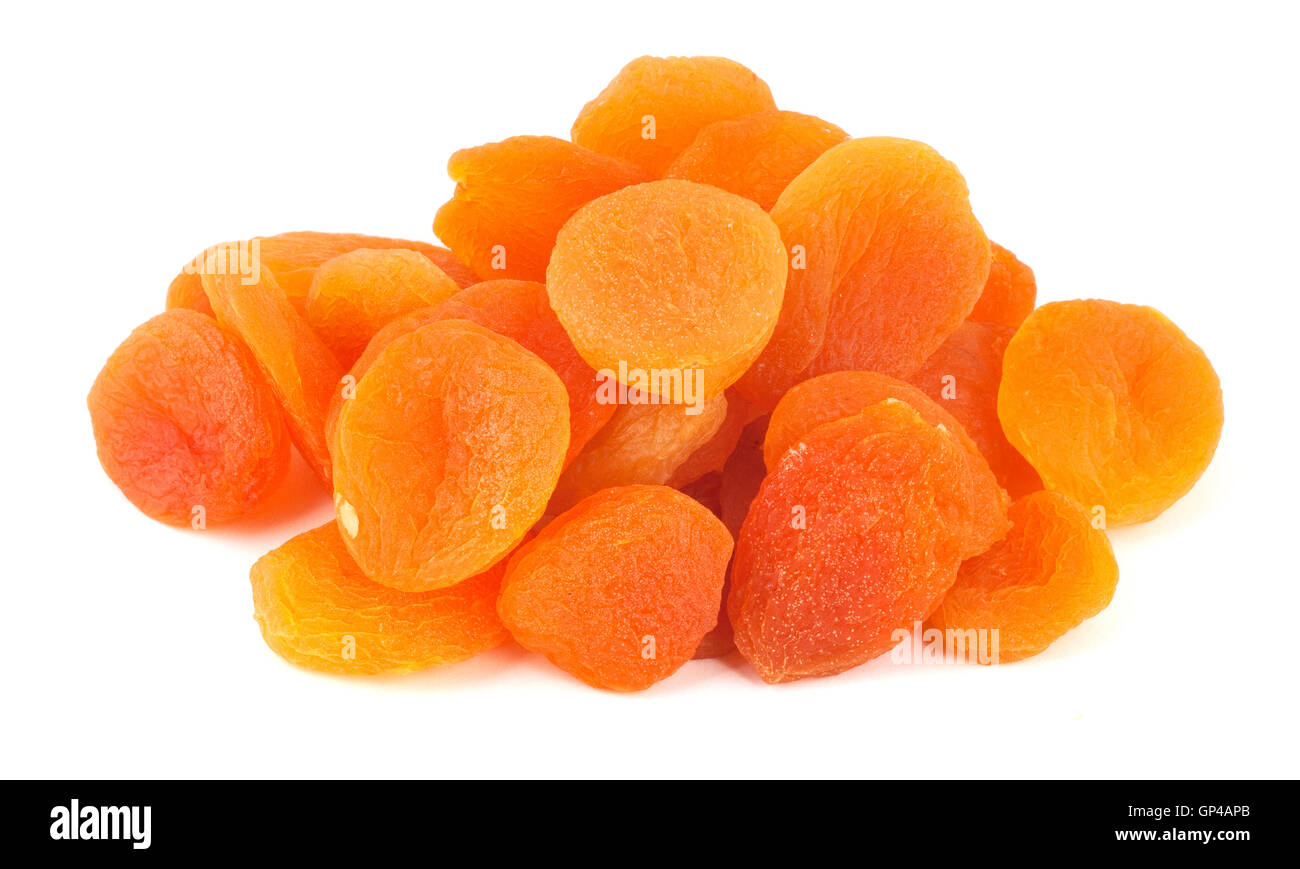 Dried apricot close up Cut Out Stock Images & Pictures - Alamy