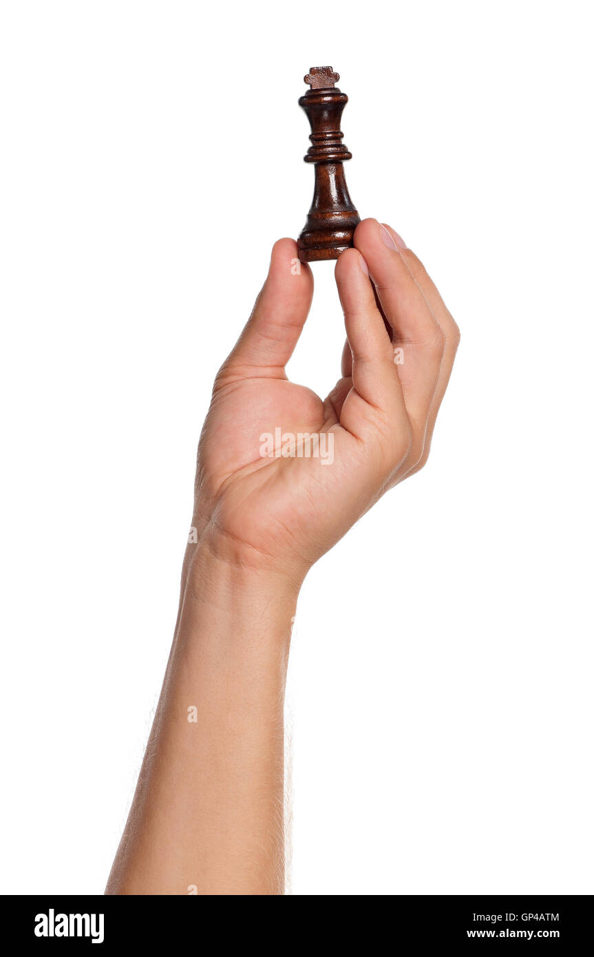 Male figure hand up Cut Out Stock Images & Pictures - Alamy