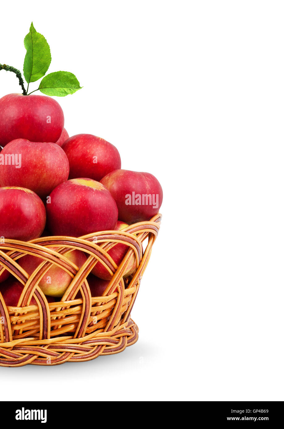 Basket of apples Stock Photo - Alamy