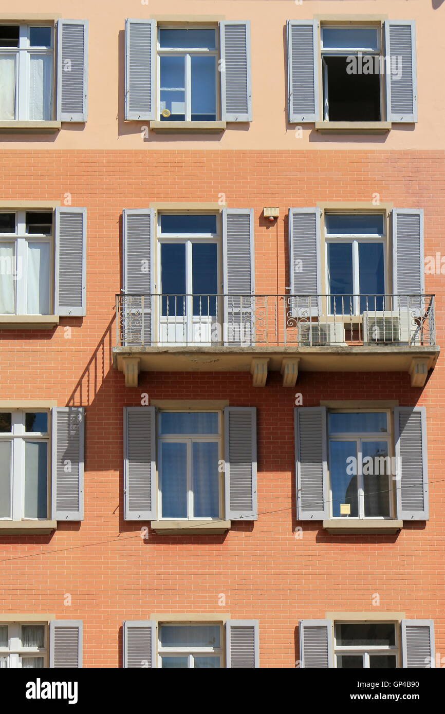 Facade of a building in Lugano, Switzerland Stock Photo - Alamy