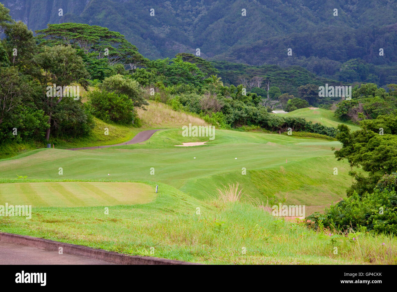 Beautiful Golf Course Stock Photo - Alamy