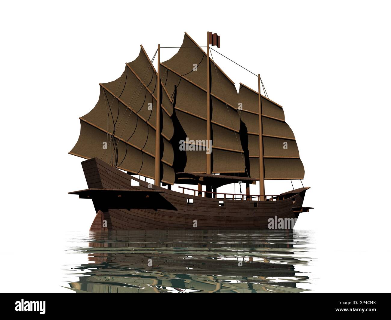 Junk ship art hi-res stock photography and images - Alamy