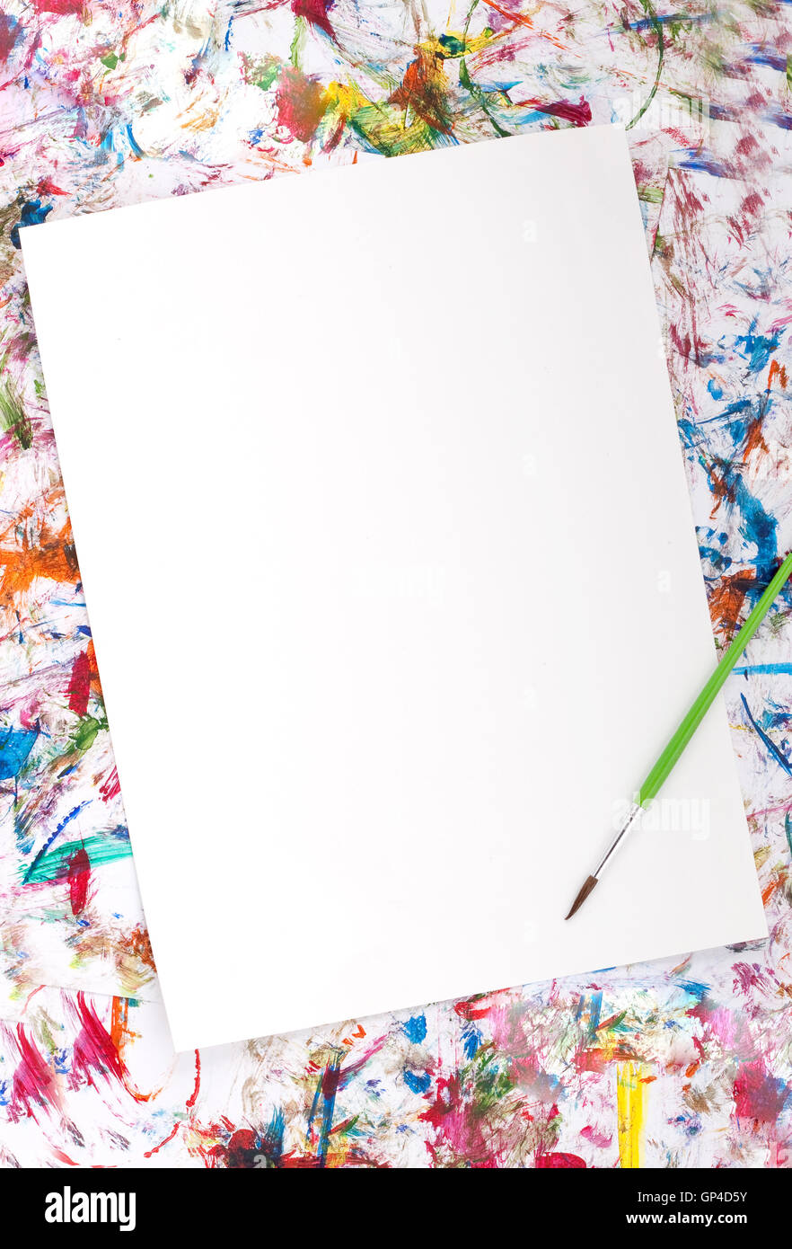 Watercolor, splash, paper Stock Photo - Alamy