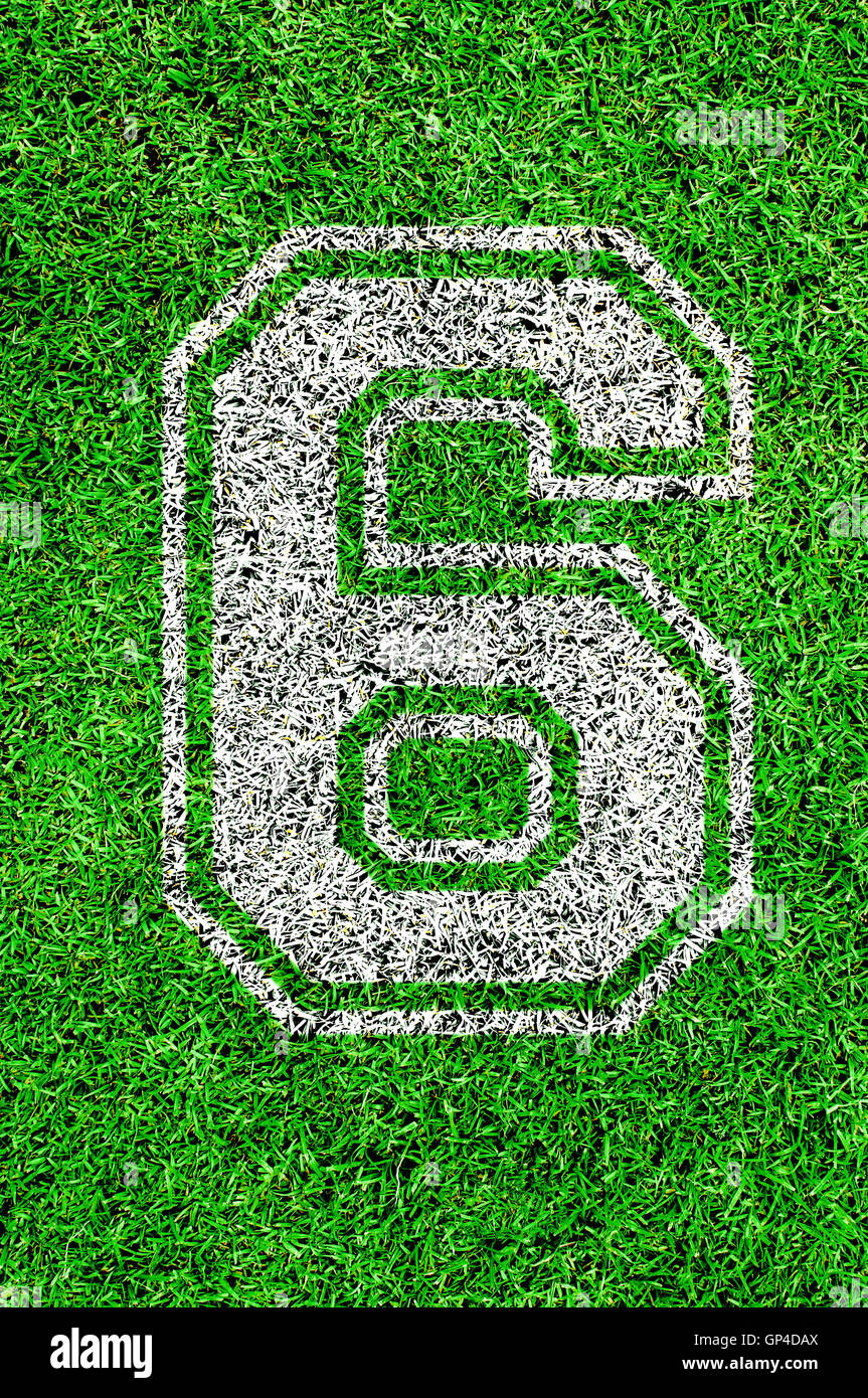 number on green grass Stock Photo - Alamy