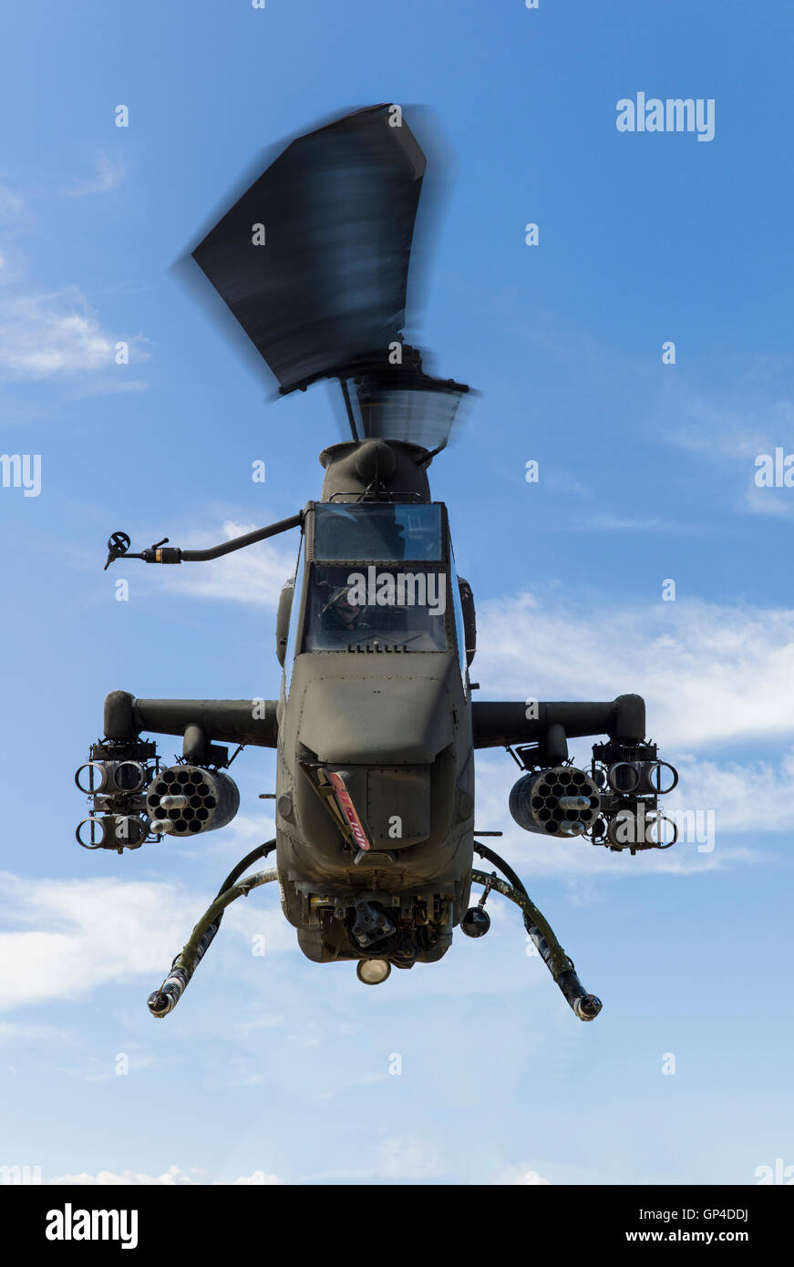 AH-1F; Cobra military helicopter; Fremont County Airport; Penrose ...