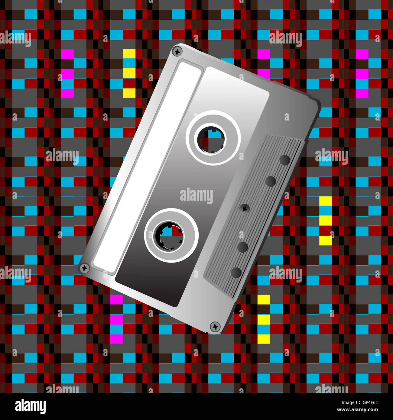 tape on a digital pattern Stock Photo - Alamy