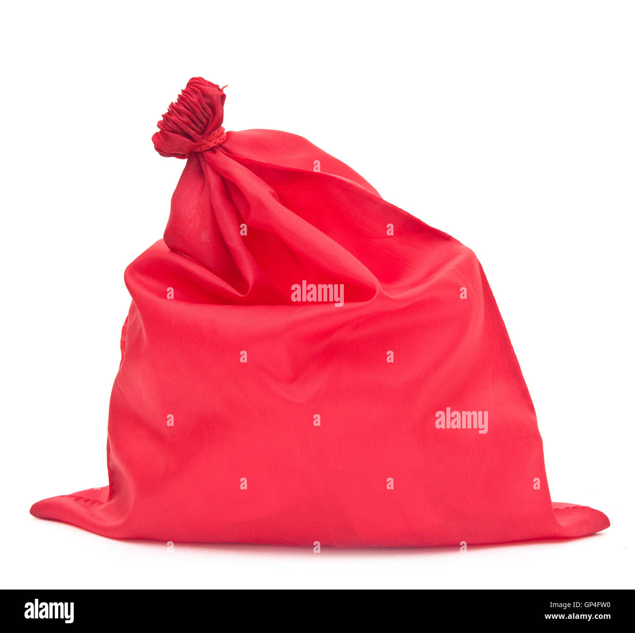 red bag on white background Stock Photo - Alamy