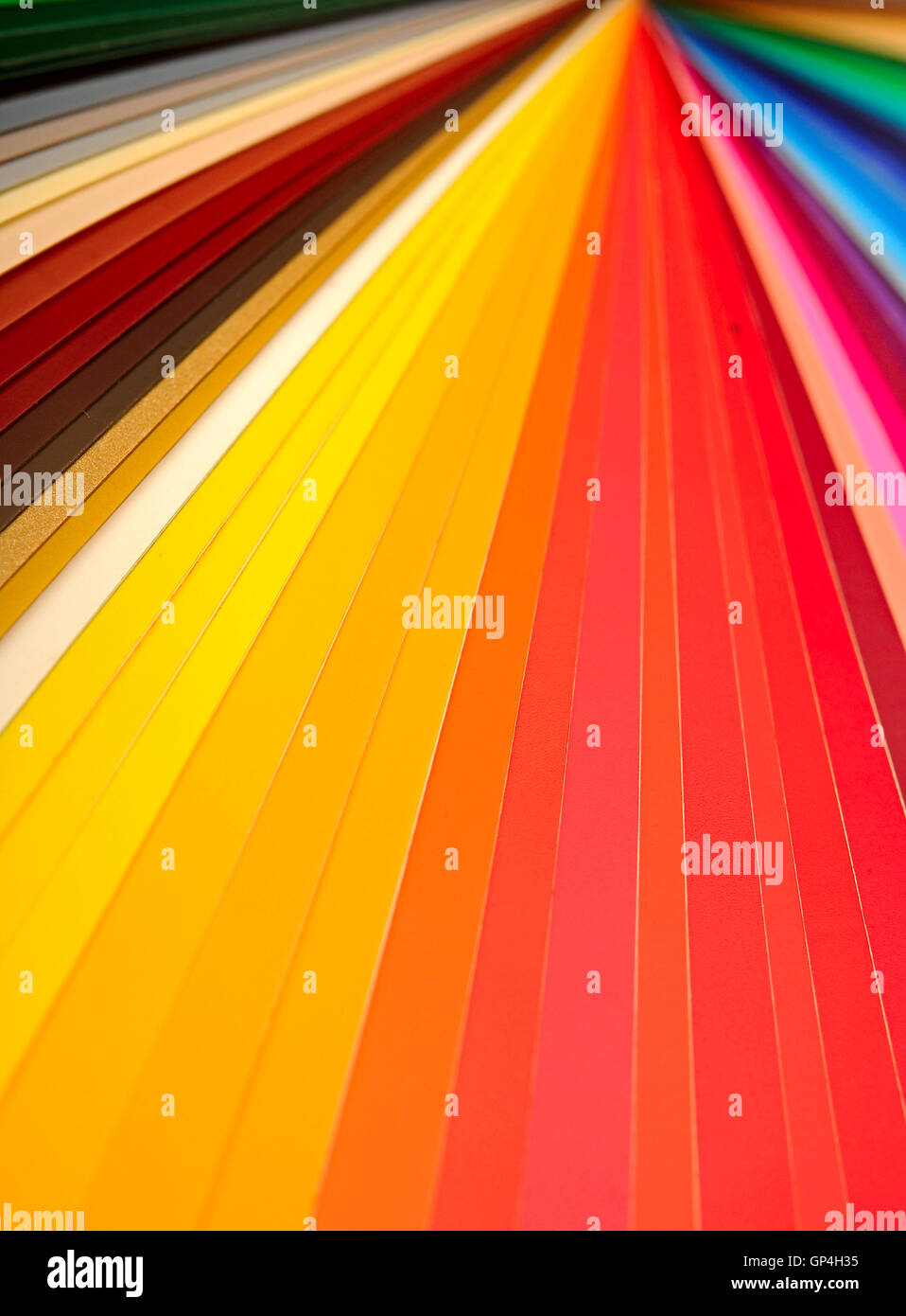color guide closeup Stock Photo - Alamy