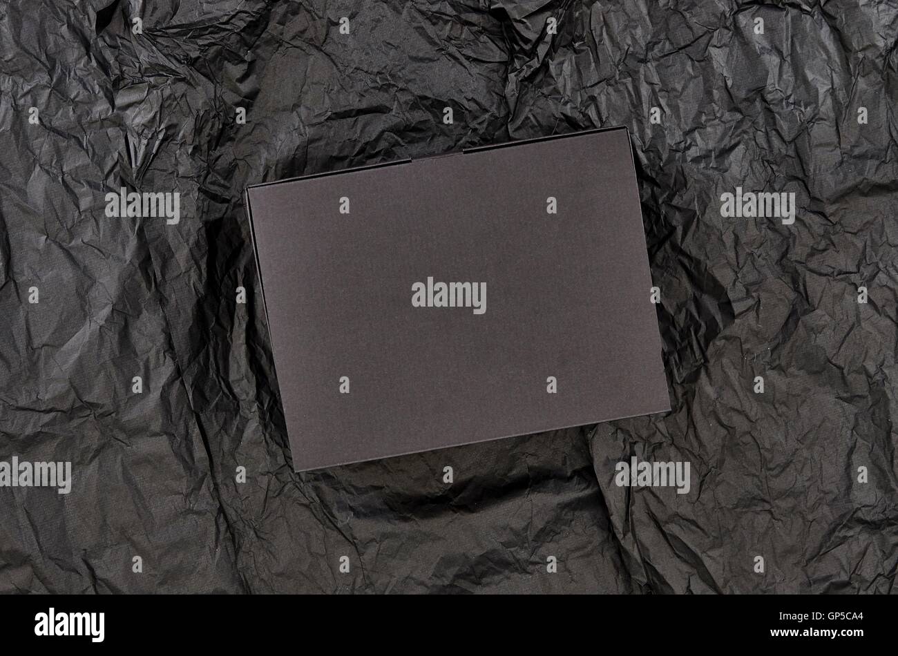 A studio photo of a black box Stock Photo - Alamy