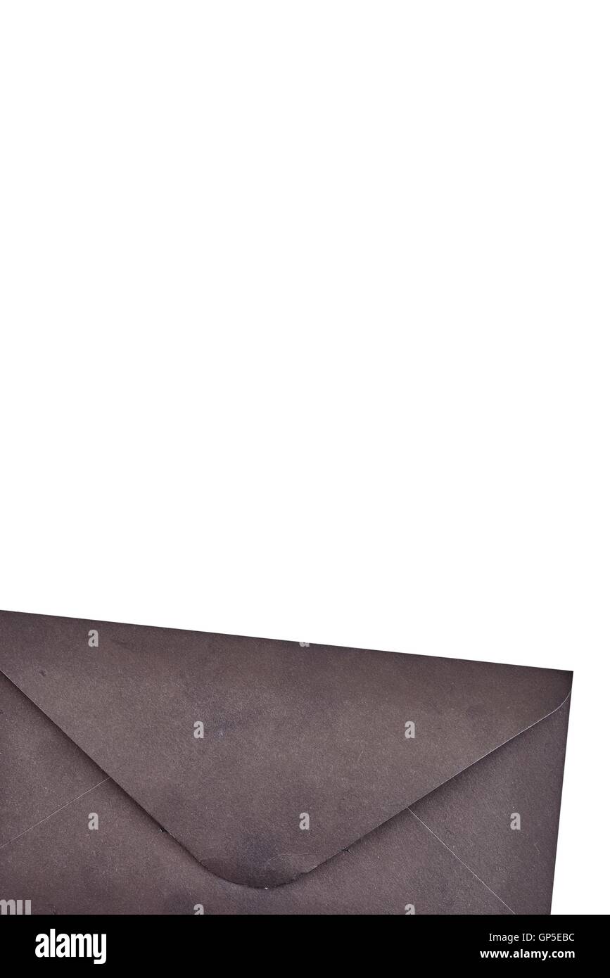 A studio photo of a black envelope Stock Photo - Alamy